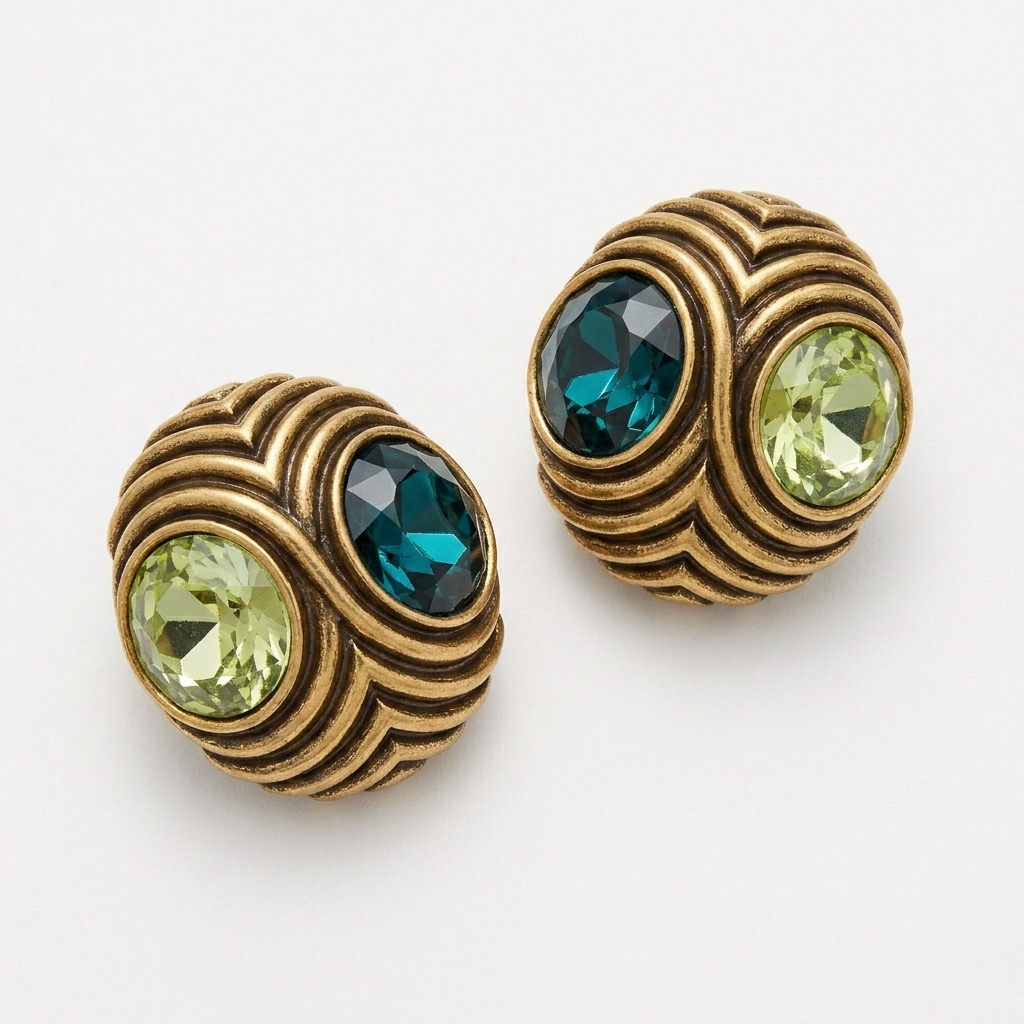 Blue and Green Earrings – D Shop Aruba